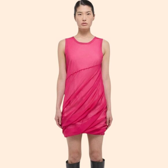 Helmut Lang | Dresses | Helmut Lang Silk Bubble Dress | Poshmark